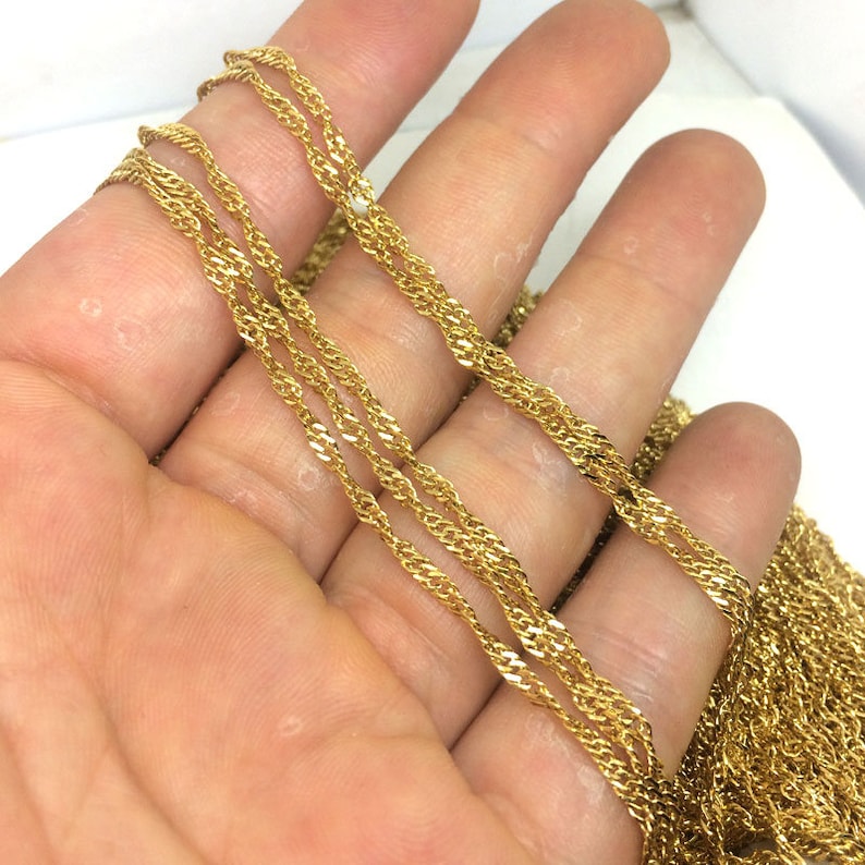 5pcs Anti Tarnish Real Gold Plated Over Stainless Steel - Etsy