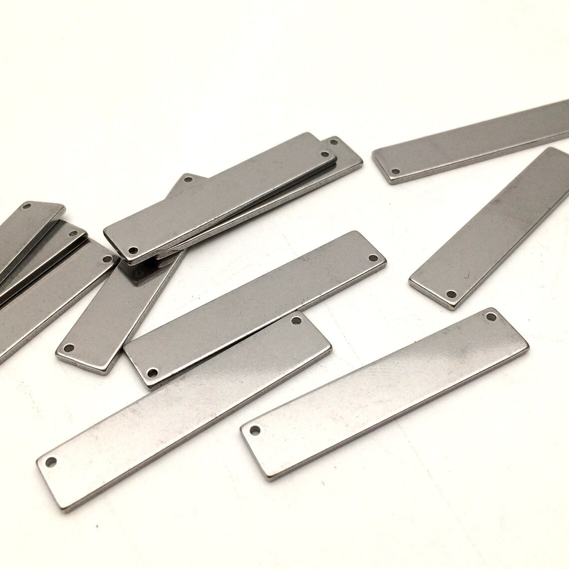 20/50pcs 8x39mm Stainless Steel Rectangle Bar Blanks Stamping - Etsy