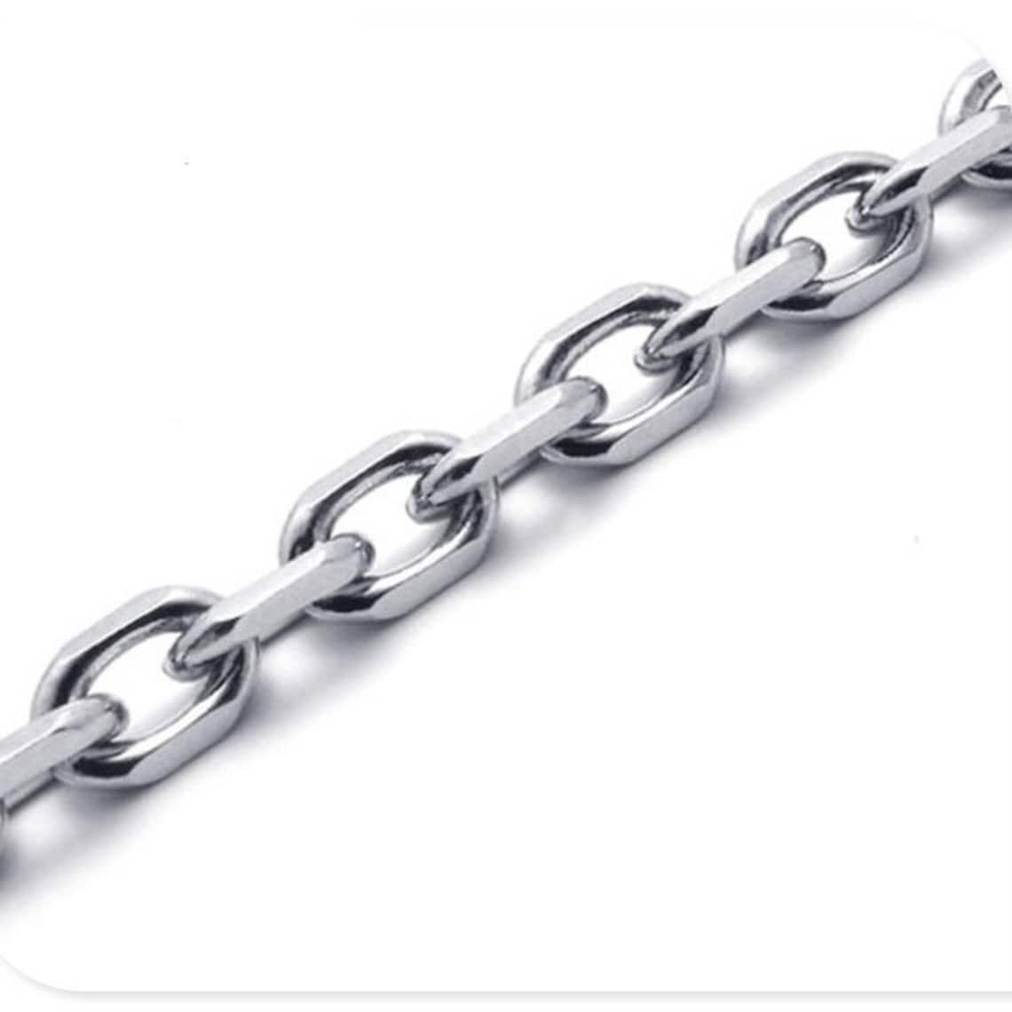 10/50meters Big 5x7mm Stainless Steel D/C Drawn Cable Chain - Etsy