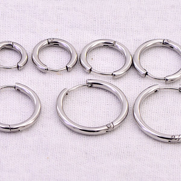 Stainless Steel Hoops - Etsy