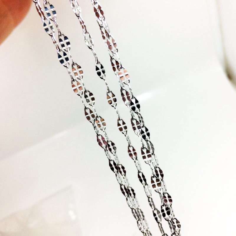 10pcs Stainless Steel Double Bar Link Lip Chain Necklace - Etsy