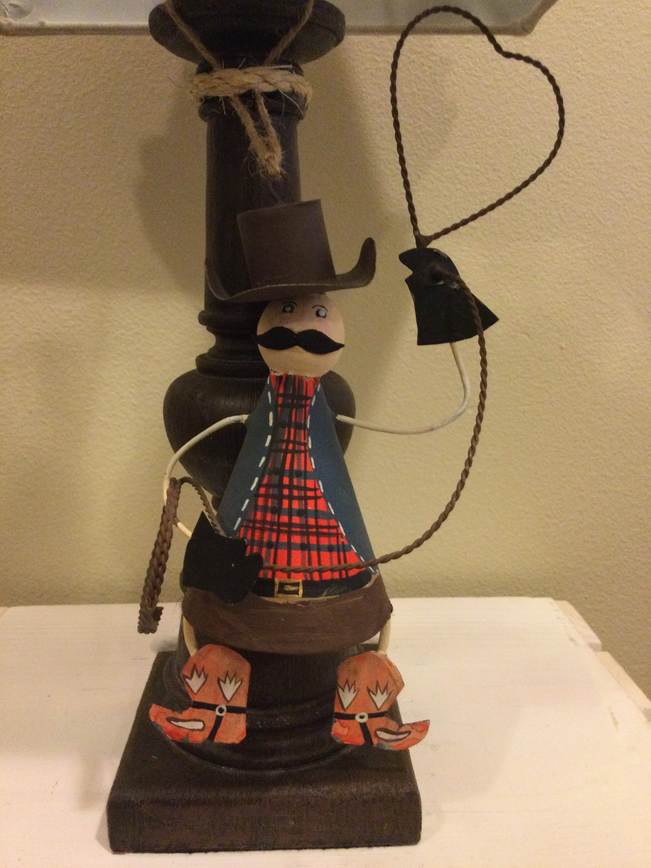 Cowboy Lamp - Etsy