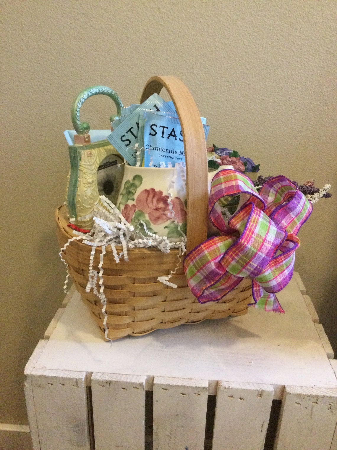 Tea Time Gift Basket - Etsy
