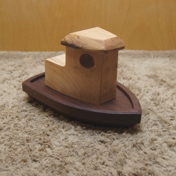 Wooden Toy Boat - Etsy