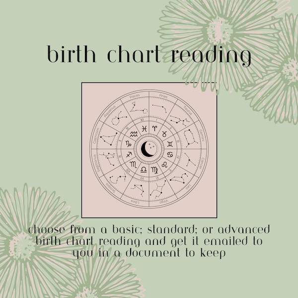 Taurus Birth Chart - Etsy