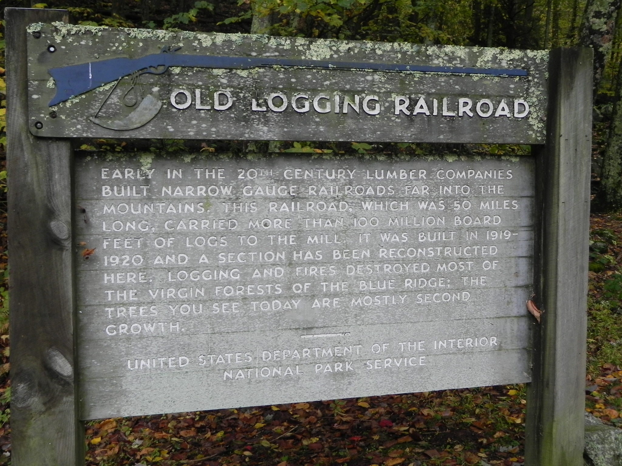 Historic Logging Railroad Built in the Early 1900s, Narrow Gauge ...