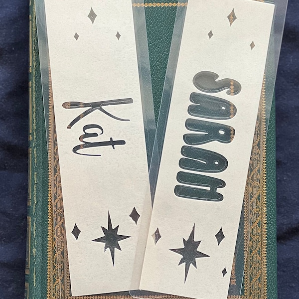 Laminated Bookmark - Etsy