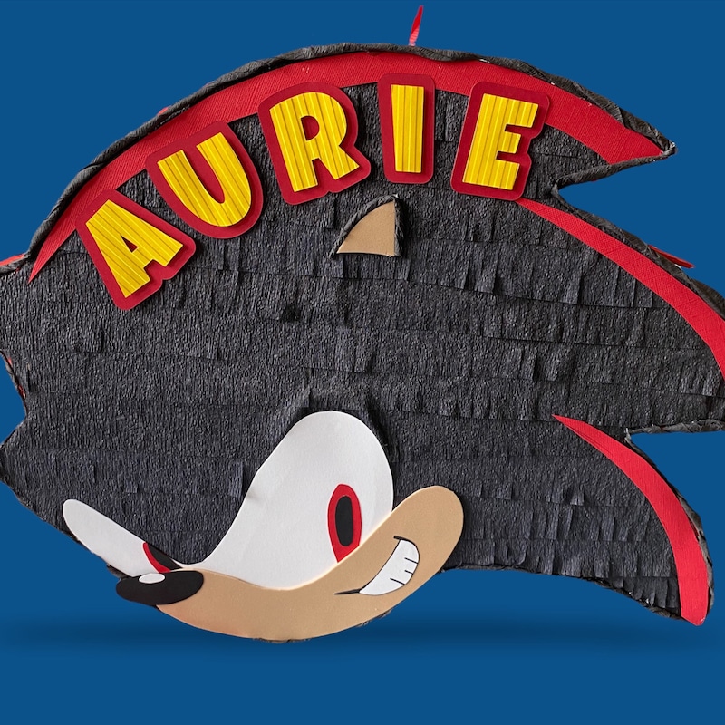 Shadow the Hedgehog Pinata - Etsy