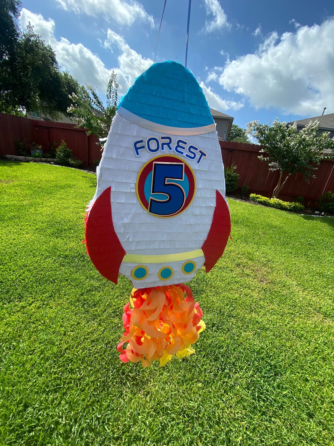 Space Rocket Astronaut Theme Pinata - Etsy