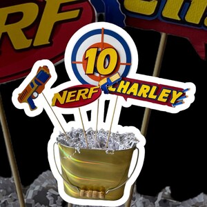 Nerf Dart Cake Topper Party - Etsy