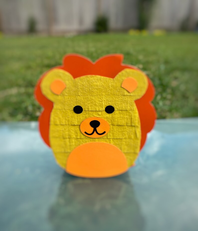 Jungle Pinata Mini Pinatas Hippo Elephant Lion Tiger Party - Etsy