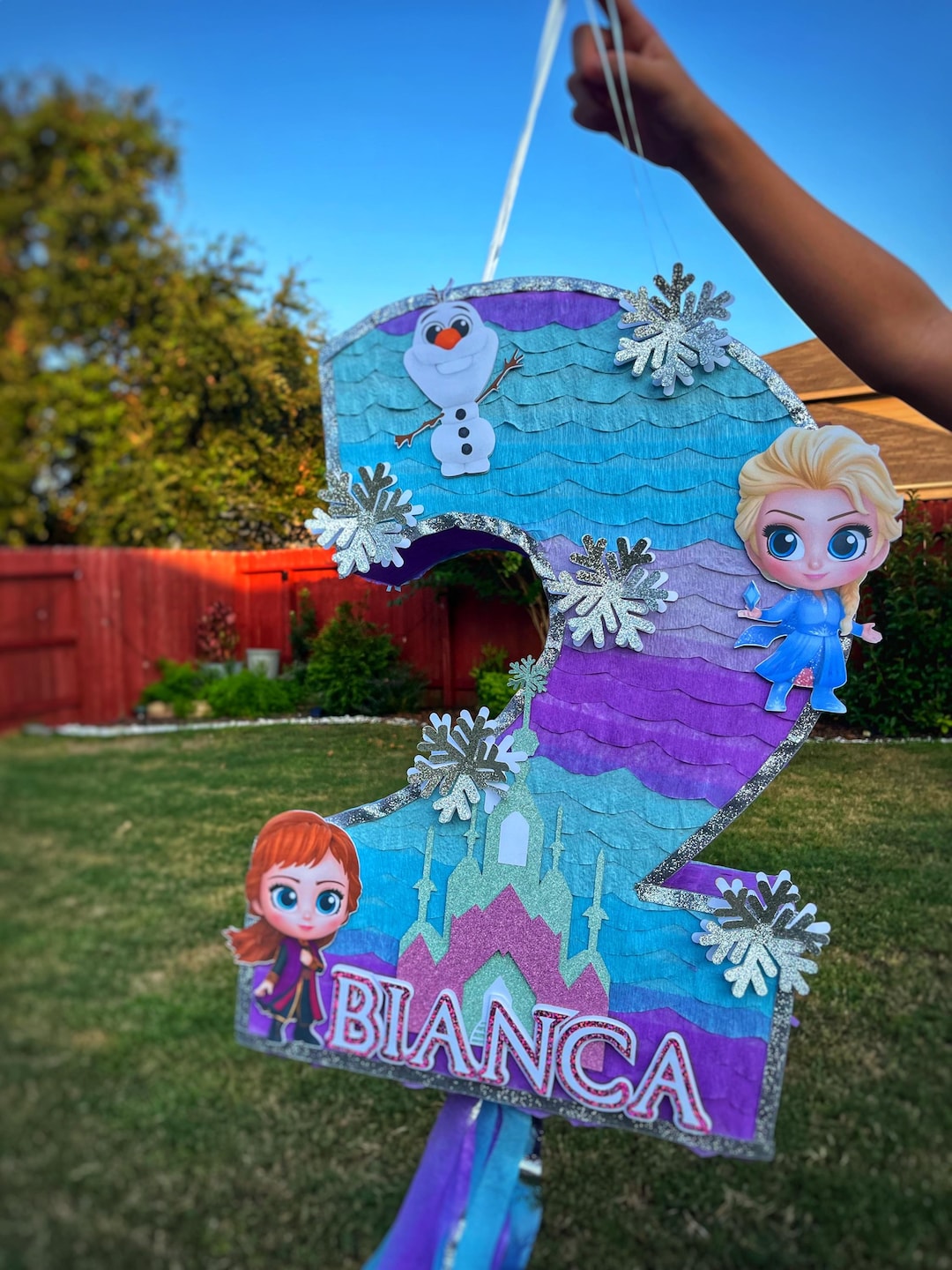 Frozen Inspired Pinata Elsa Ana Olaf - Etsy