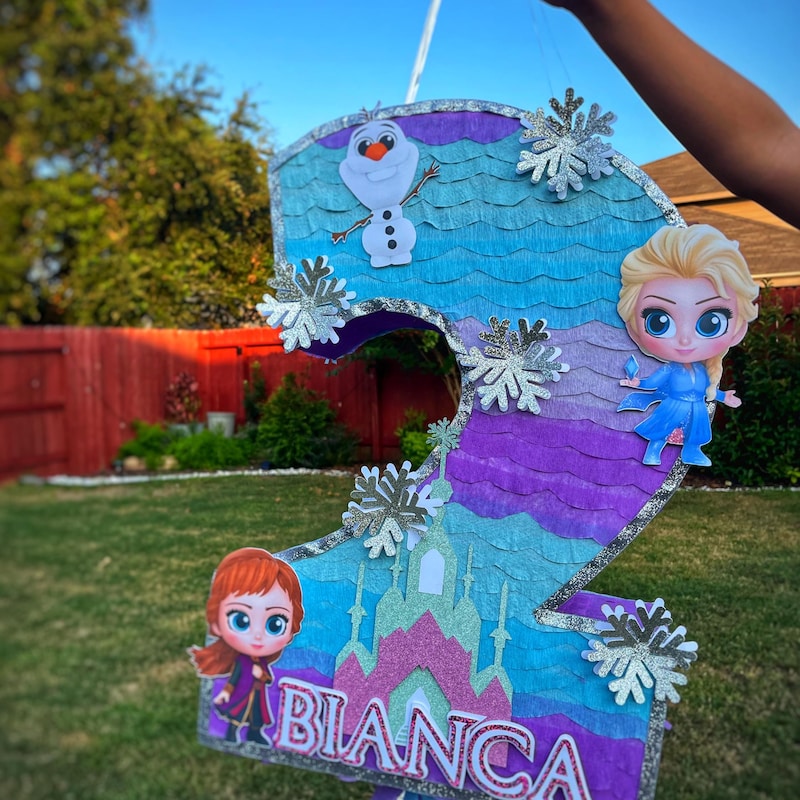 Elsa Birthday Pinata - Etsy