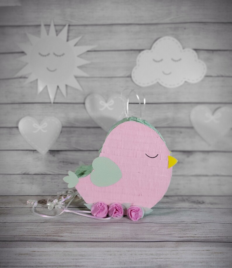 Little Birds Pinata Baby Girl Birthday - Etsy