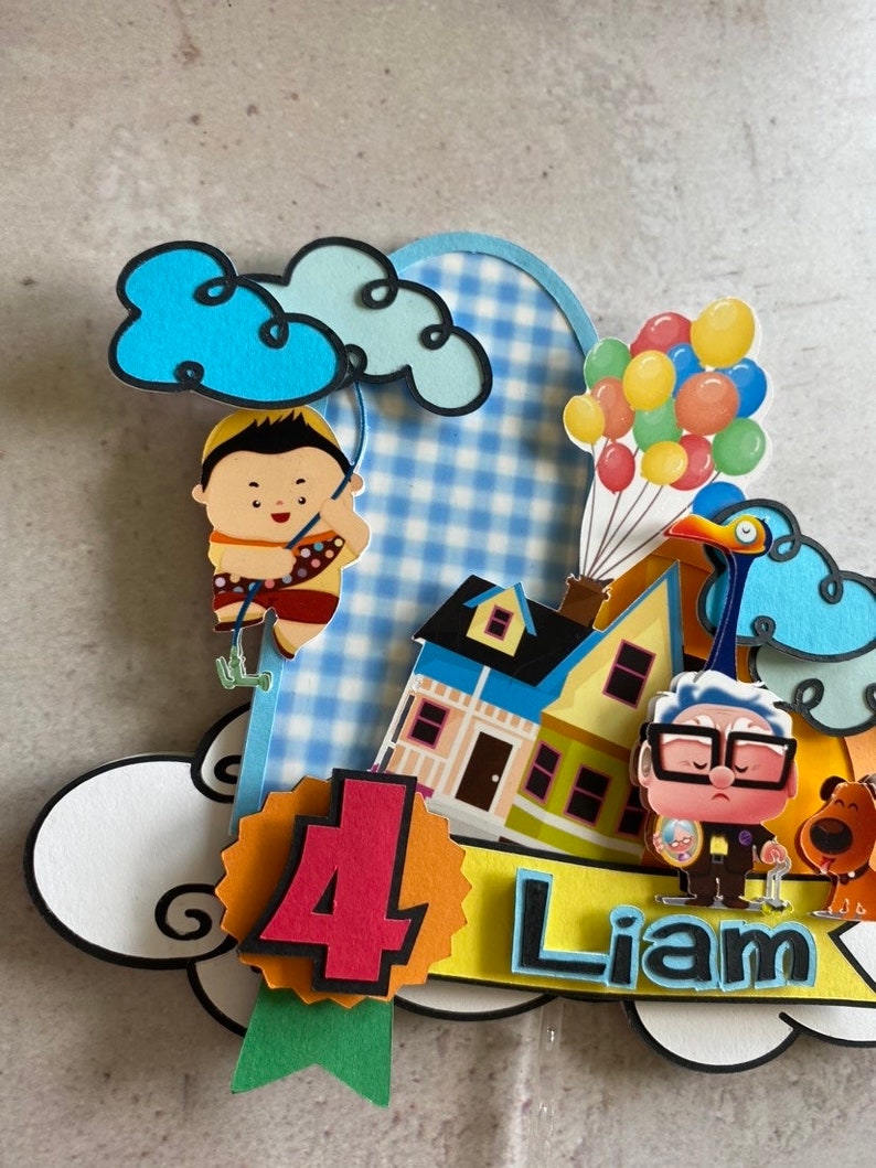 Up Cake Topper Aventura De Altura Birthday - Etsy