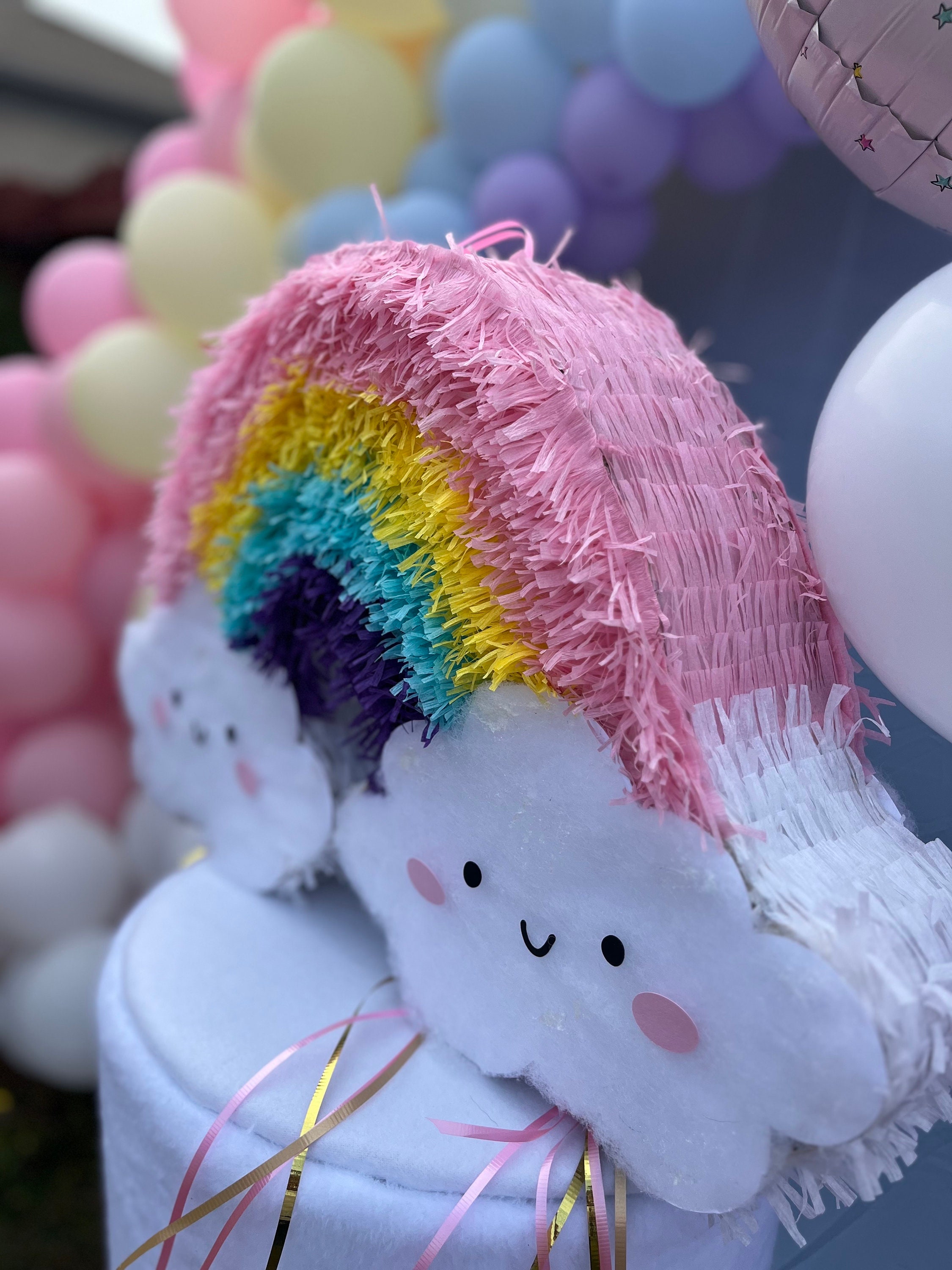 Rainbow Customizable Pinata Pinata - Etsy