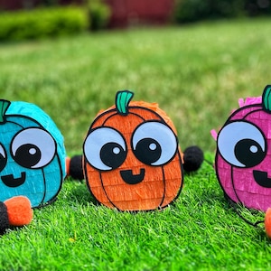 Halloween Mini Pinatas Halloween Pumpkin Bat Frankenstein Witch Hat - Etsy