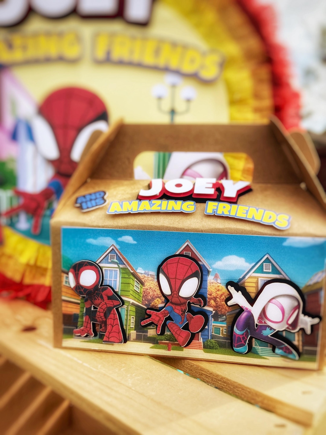 Spidey Favor Box Spiderman (set of 6) - Etsy