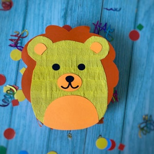 Jungle Pinata Mini Pinatas Hippo Elephant Lion Tiger Party Favors - Etsy