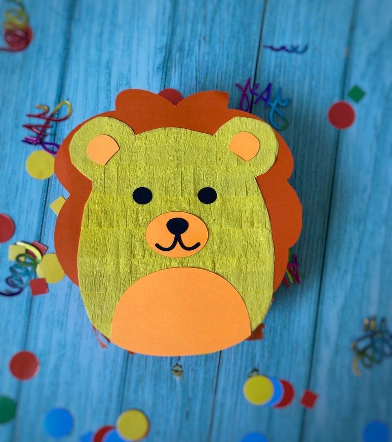 Jungle Pinata Mini Pinatas Hippo Elephant Lion Tiger Party Favors - Etsy