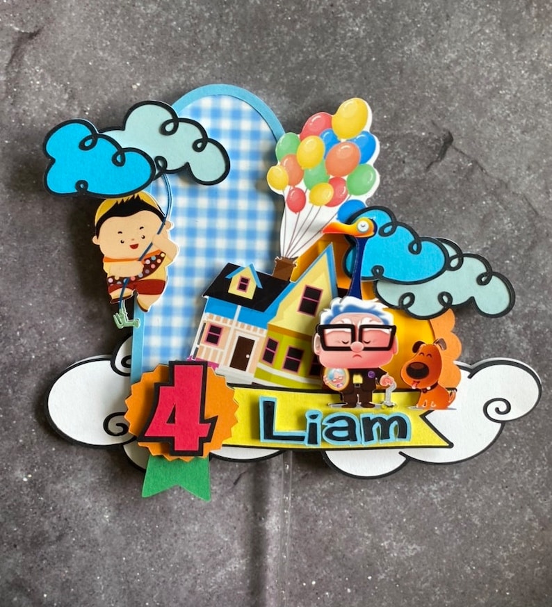 Up Cake Topper Aventura De Altura Birthday - Etsy