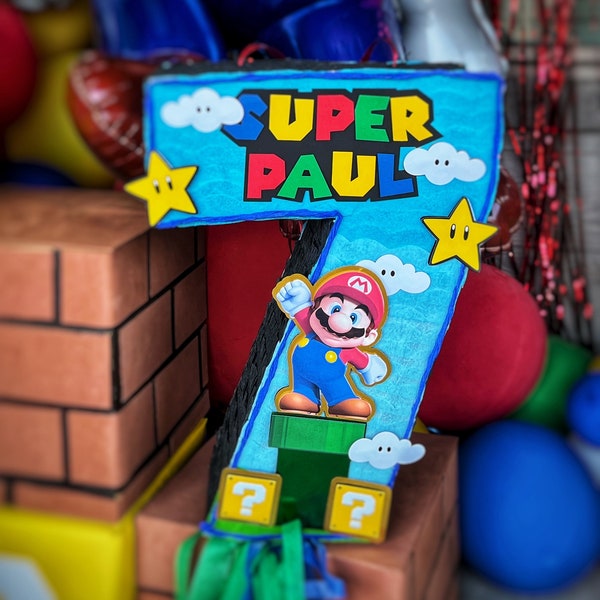 Mario pinata - Etsy México