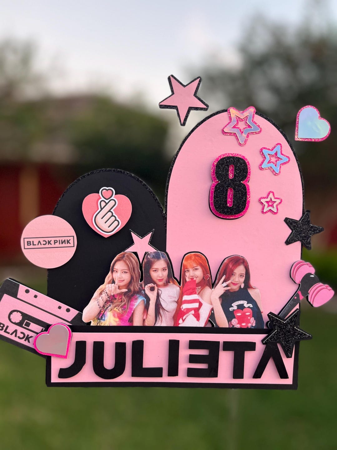 K Pop Inspired Cake Topper Kpop - Etsy