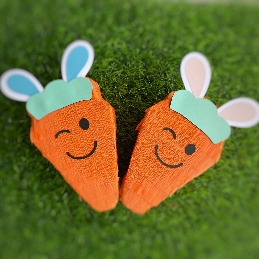 Mini Pinata Pinata Favor Easter Bunny Carrot - Etsy