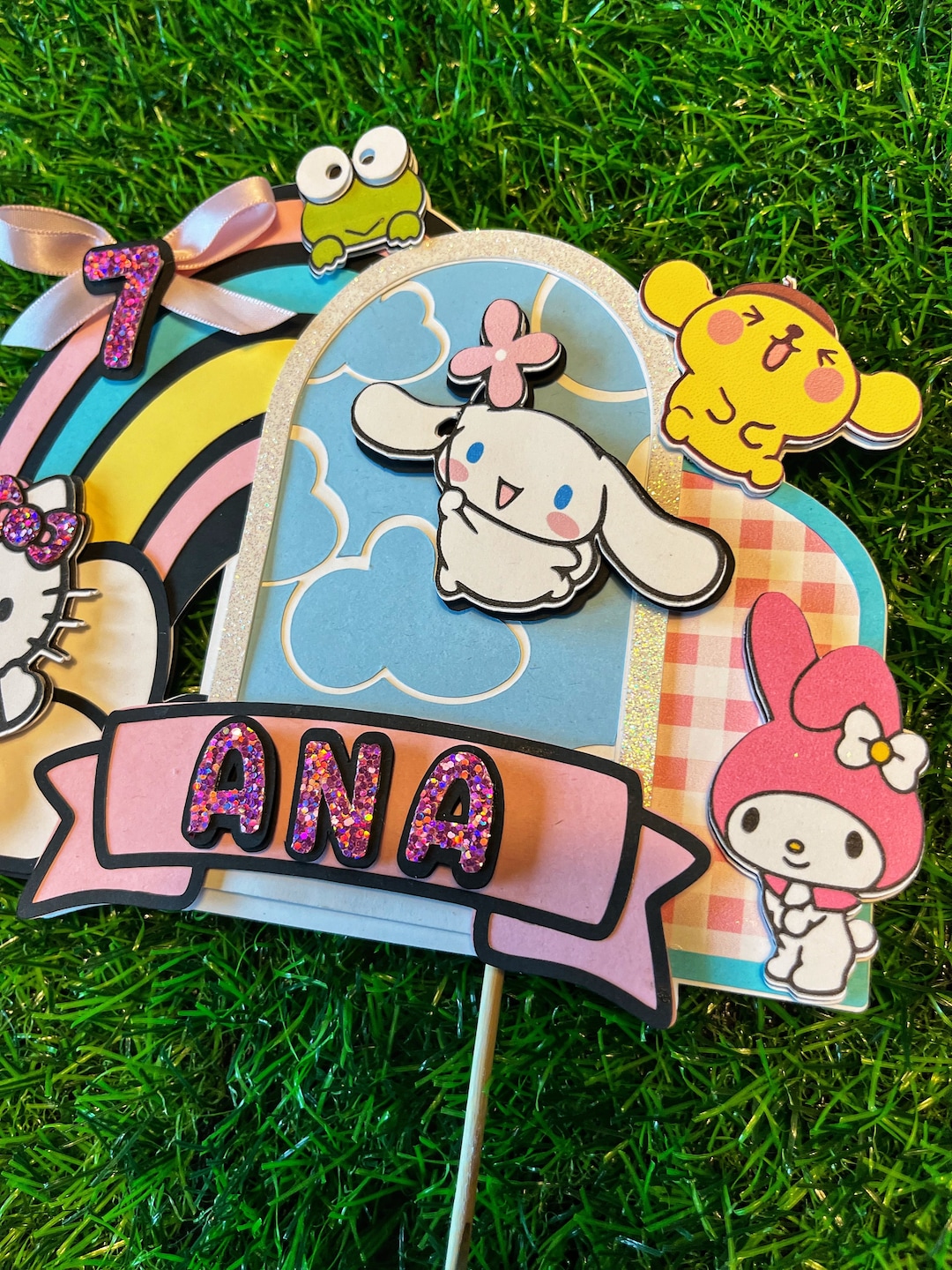 Hello Kitty and Friends Cake Topper - Etsy