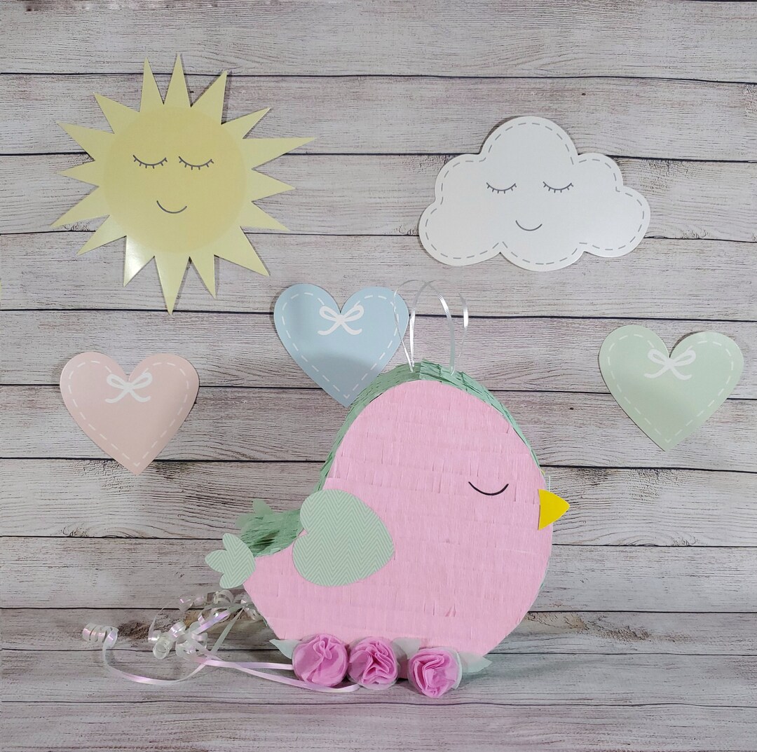 Little Birds Pinata Baby Girl Birthday - Etsy