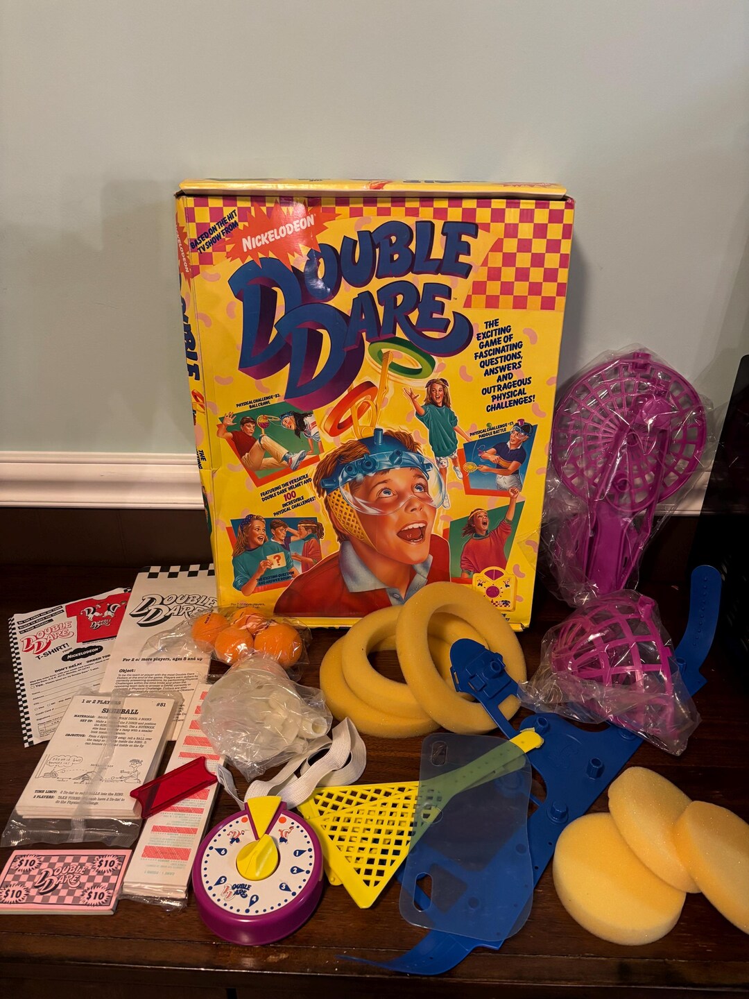 Vintage 1987 Nickelodeon’s Double Dare TV Show Game COMPLETE Never ...