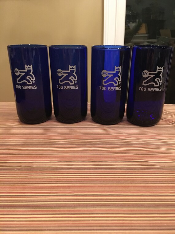 4 Vintage Brunswick BRC 700 Series Bowling Sport Blue Cobalt | Etsy