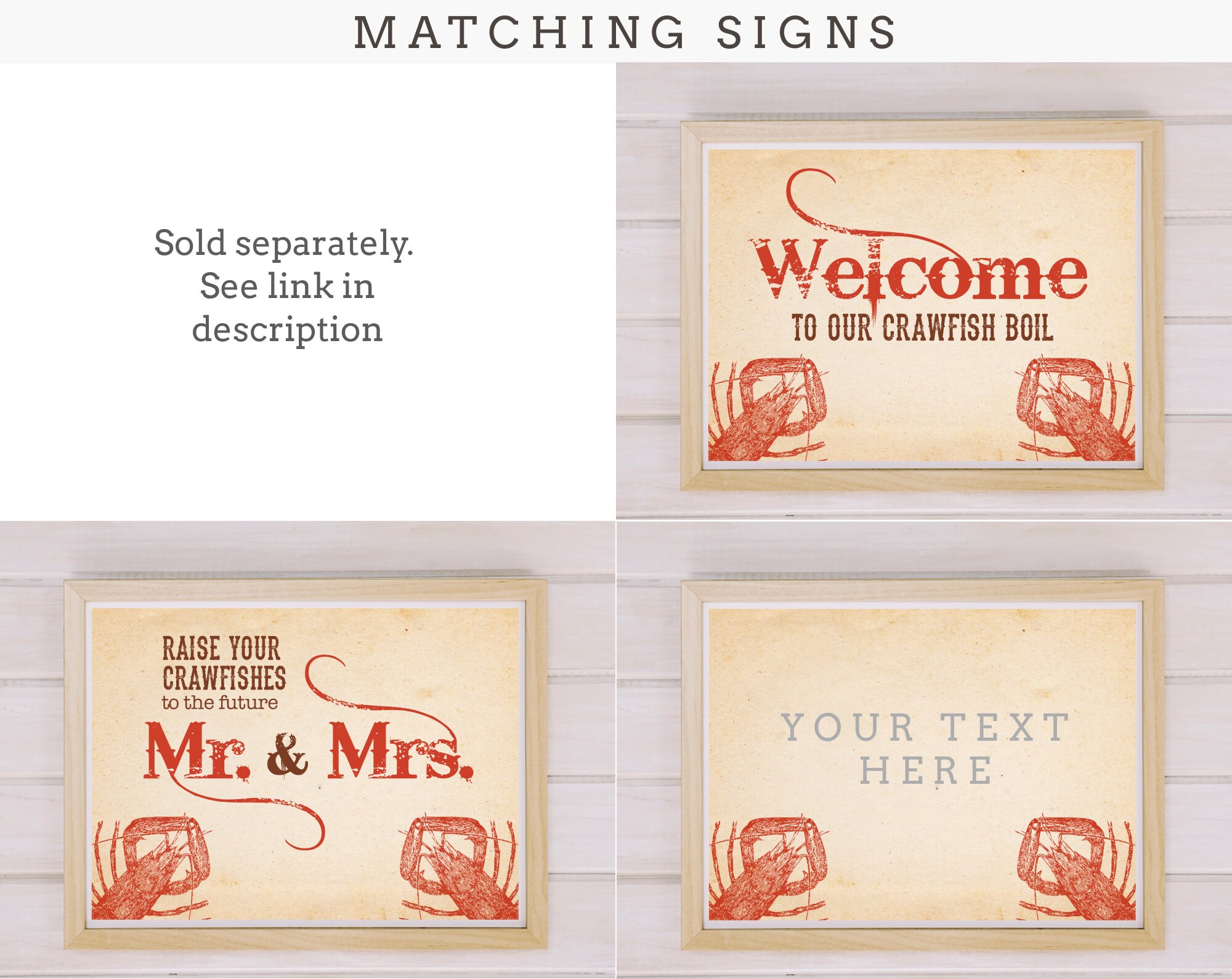Crawfish Boil Invitation, Couples Shower, Engagement Party, Editable ...
