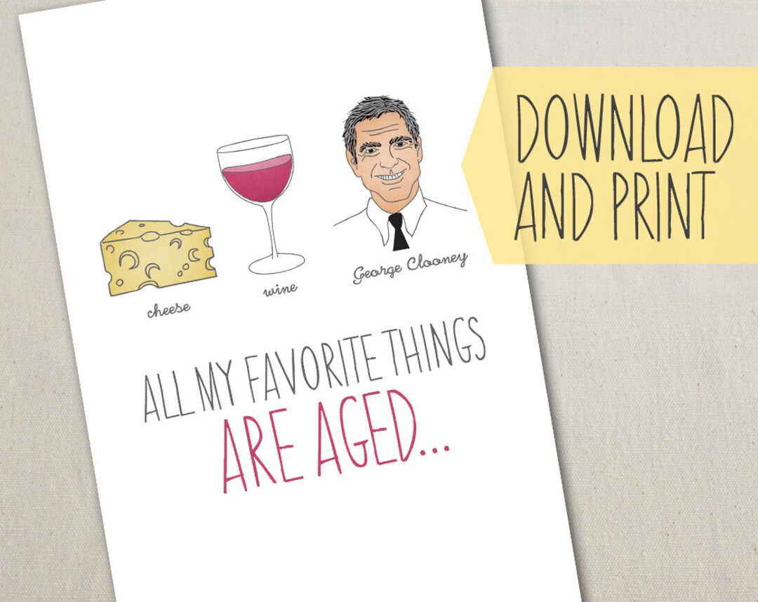Printable Funny Aging Birthday Card / for Anyone / 5.5 X 8.5 - Etsy