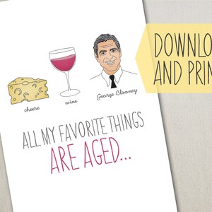 Printable Funny Aging Birthday Card / for Anyone / 5.5 X 8.5 | Etsy