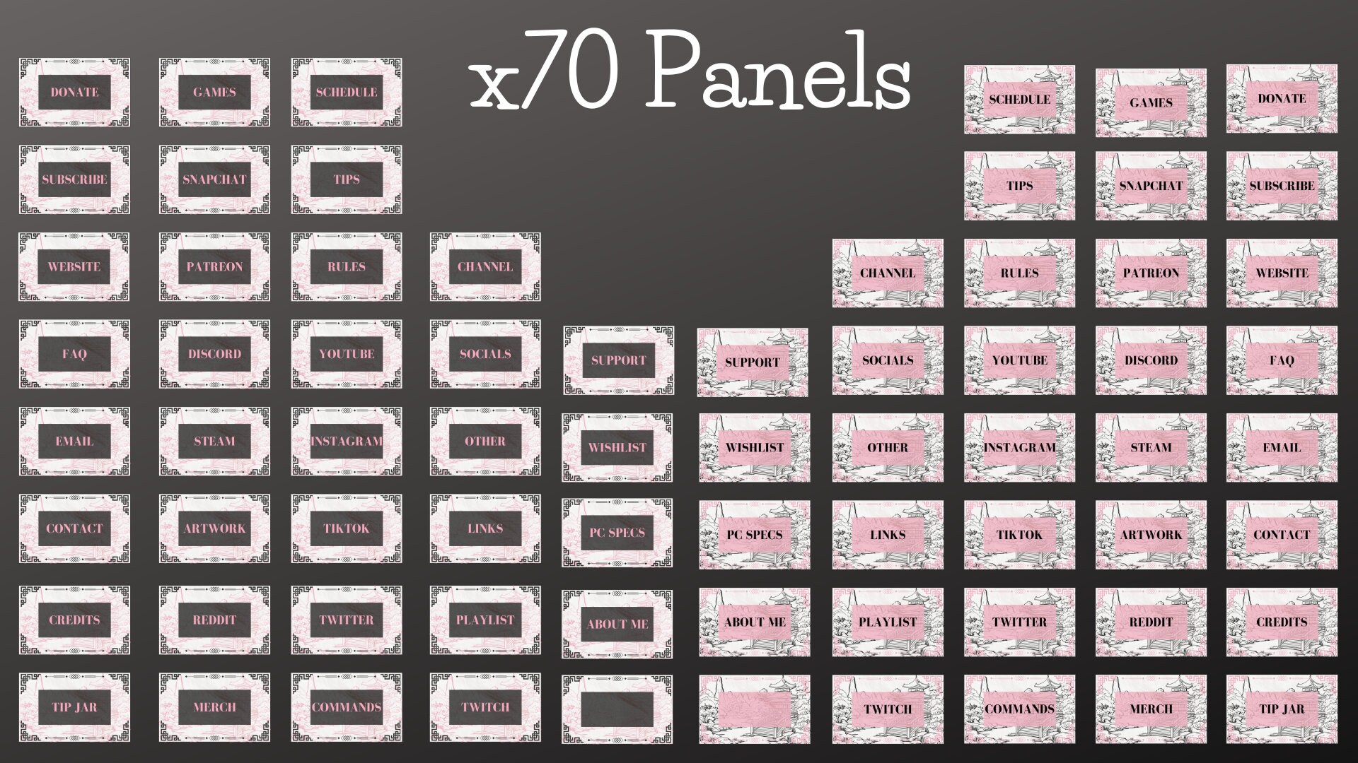 Sakura Twitch Overlay Cherry Blossom, Sakura Aesthetic, Clouds ...