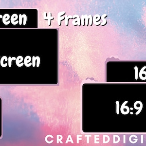 Cotton Candy Twitch Stream Overlay Package, Animated Lofi (digital ...
