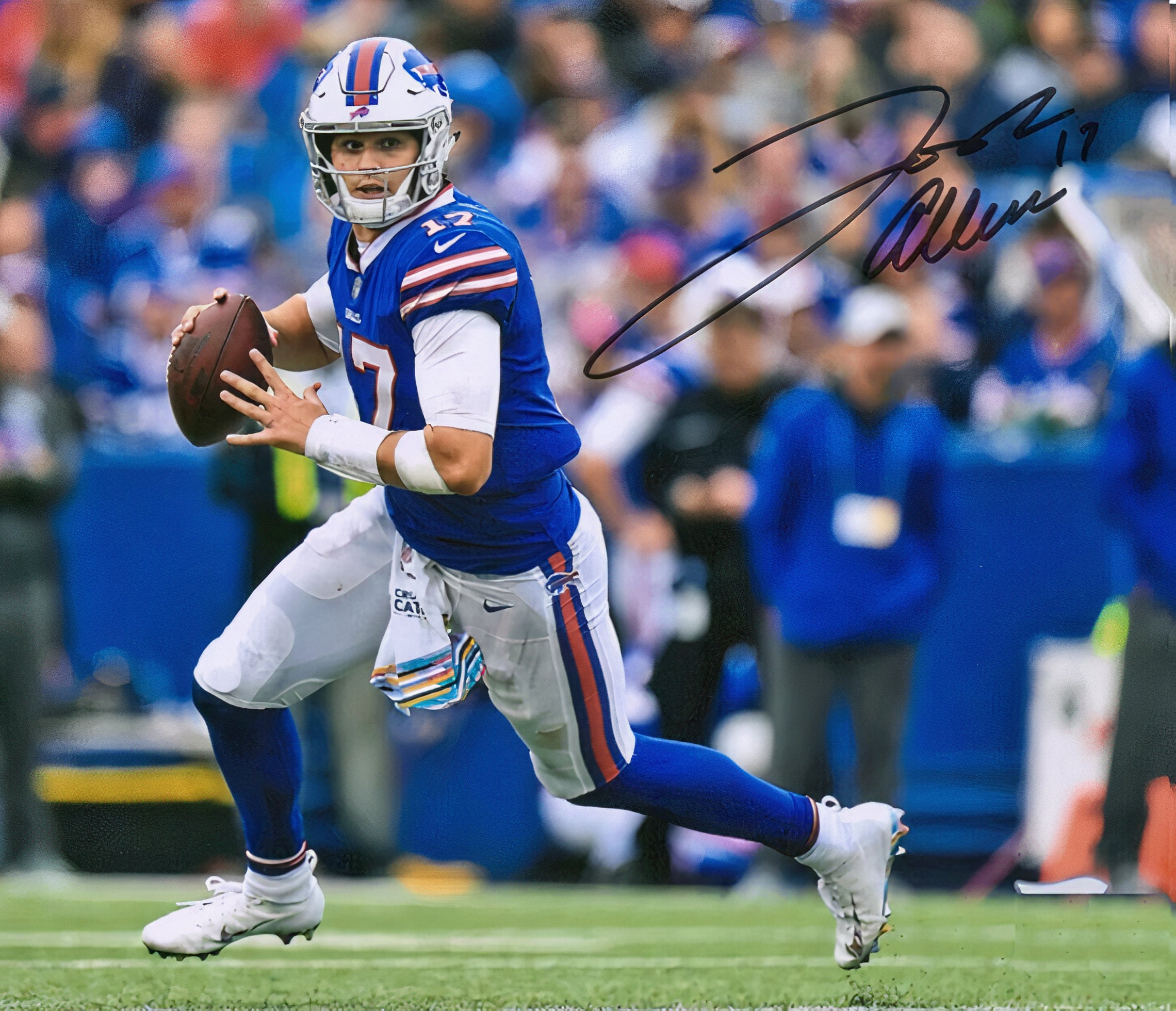 Josh Allen Autographed Signed Photo Poster Bills Reprint Ja3 - Etsy