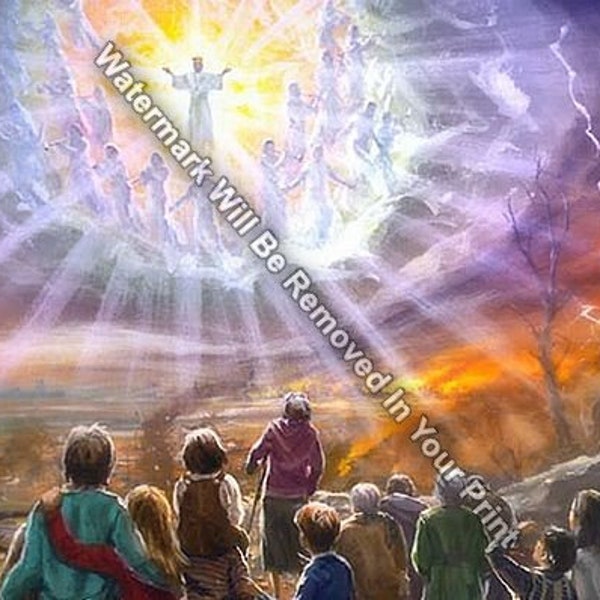 Second Coming of Jesus Art - Etsy