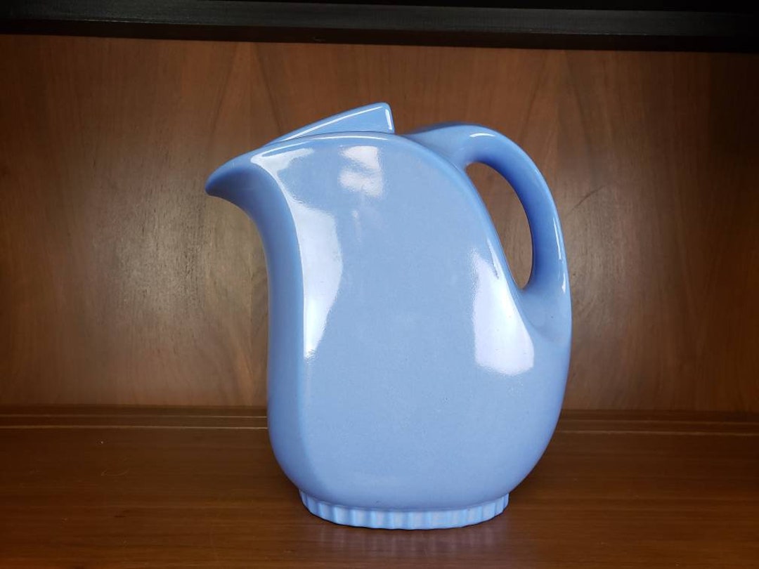 Hall Blue Pitcher Art Deco Design Delphinium Blue Refrigerator Pitcher ...