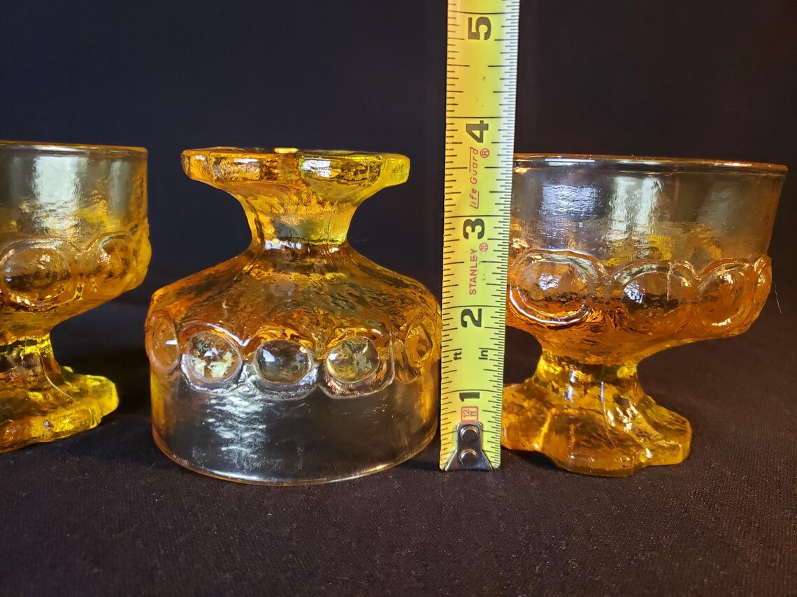 Tiffin Franciscan Madeira Cornsilk Yellow Sherberts Set of 3 Vintage ...
