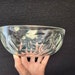 Pyrex Teardrop Bowl Set of 2 Clear Glass Thumbprint Bowls - Etsy