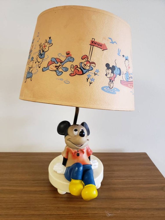 Lamps Table Lamps Vintage Mickey Mouse Lamp Lighting etna.com.pe