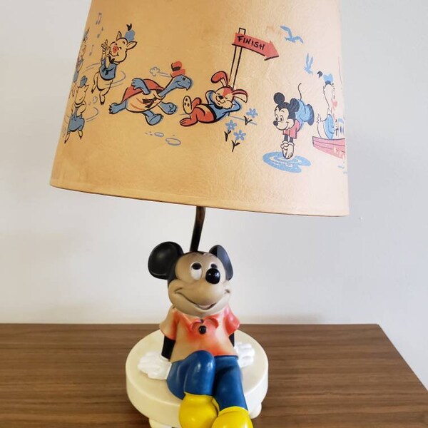 Mickey Mouse Lamp - Etsy