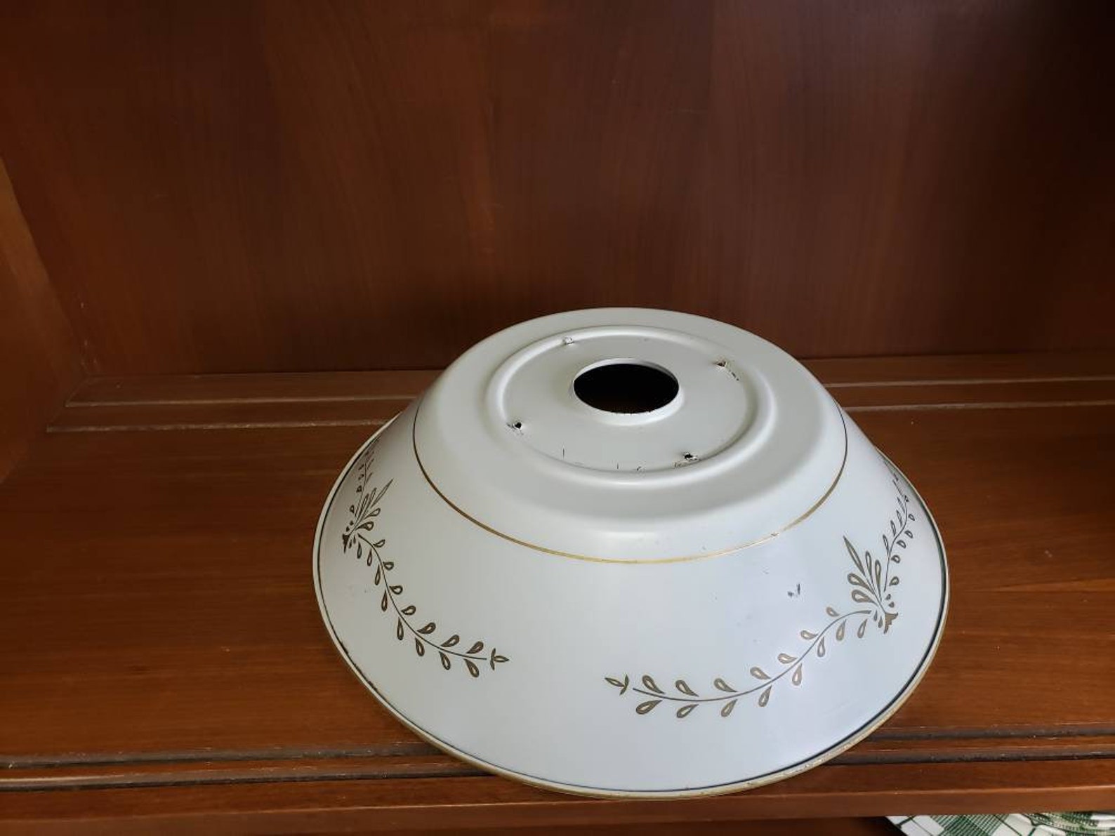 Vintage Metal Lampshade Tole Shade Mid Century Lighting | Etsy