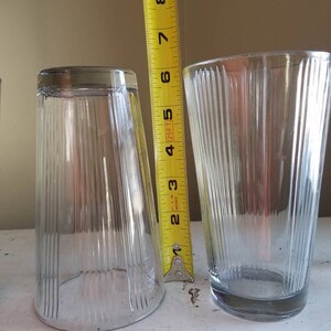 Vintage Anchor Hocking Highball Glass Tumbler Set of 4 Heavy Clear ...