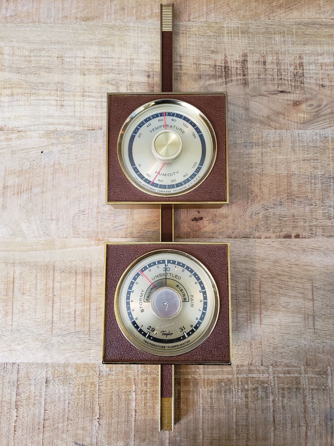 Barometer by Taylor Retro 1970's Decor in Working Condition With ...