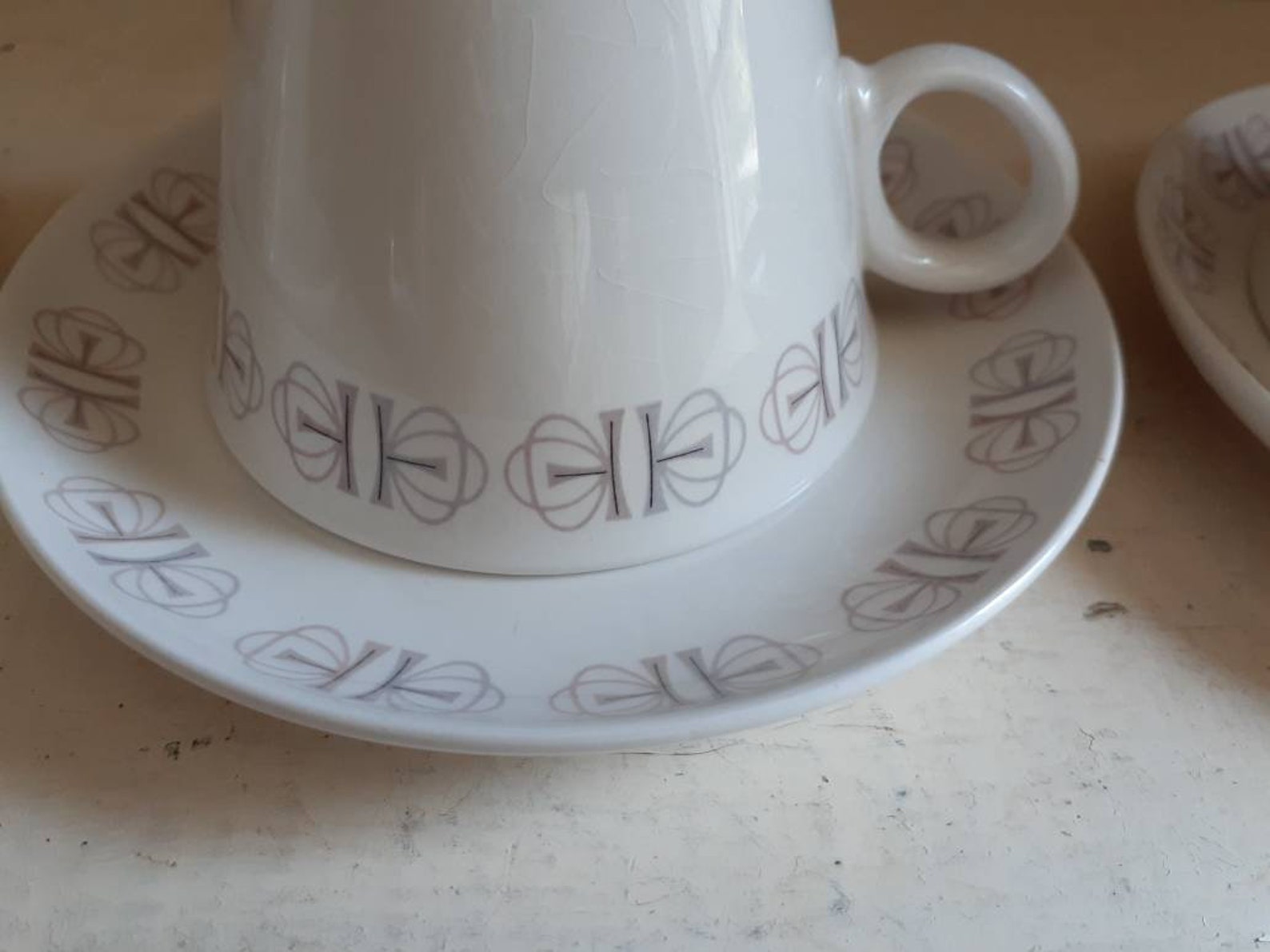 Franciscan Whitestone Ware Merry Go Round Pattern Vintage | Etsy