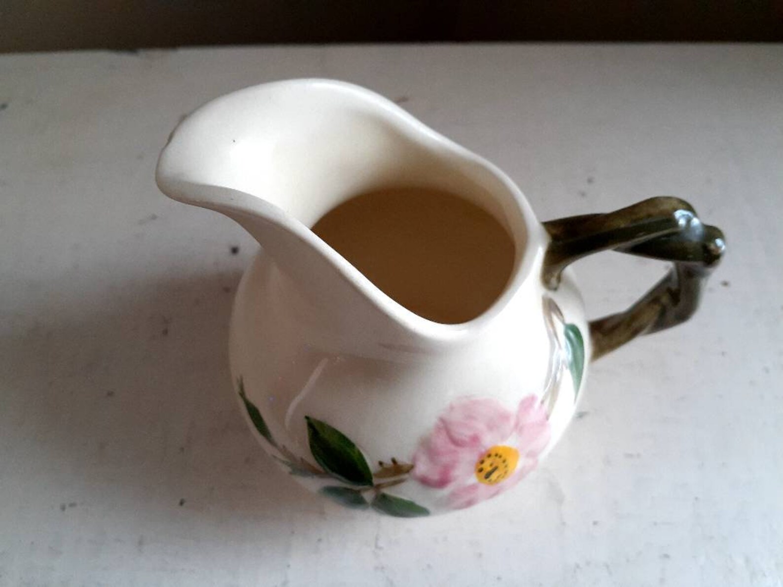 Franciscan Creamer Pitcher Dessert Rose Pattern Vintage Mcm - Etsy