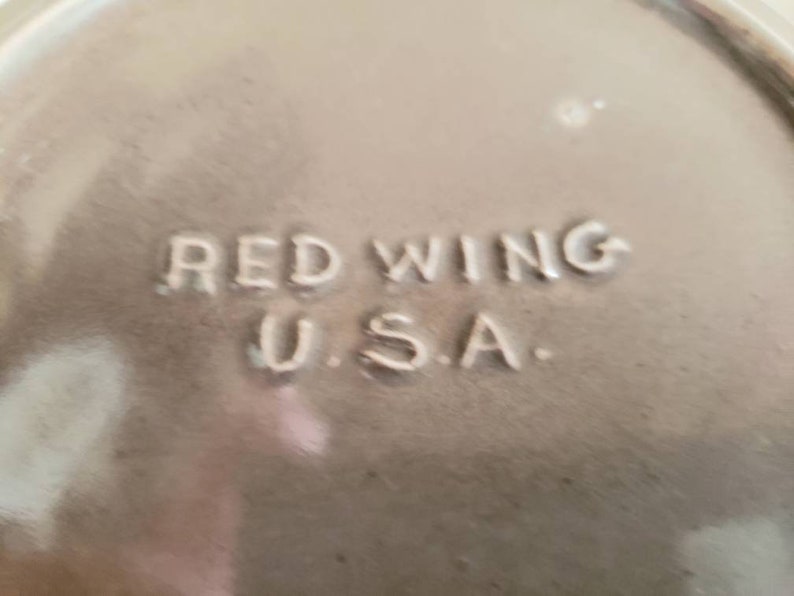 Red Wing Pottery Turtle Dove Pattern Bowl Set of 4 Vintage Red - Etsy